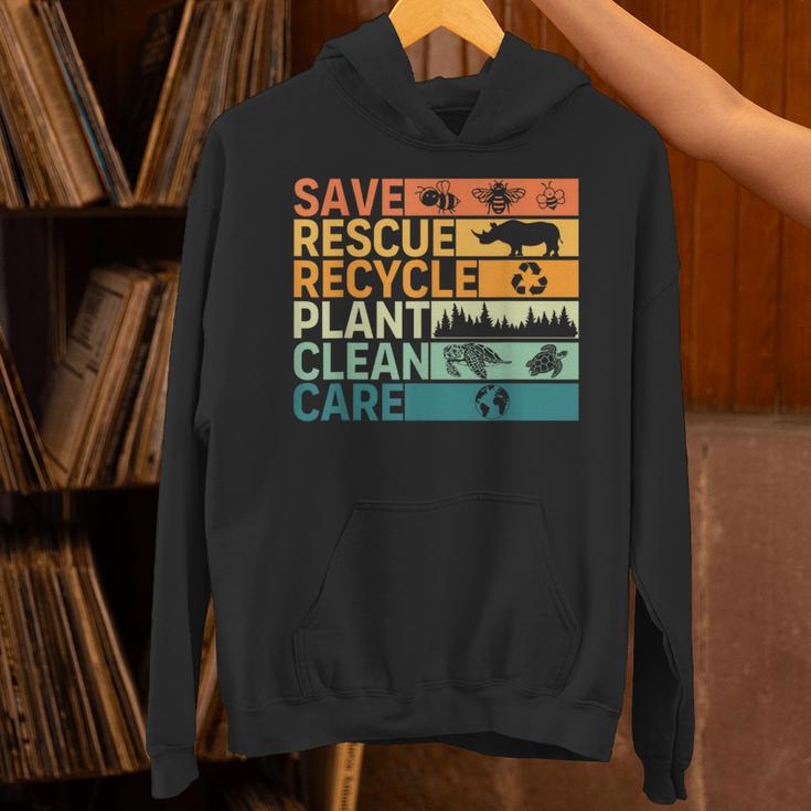 Save Rescue Recycle Plant Clean Care Earth Day Animal Planet Unisex ...