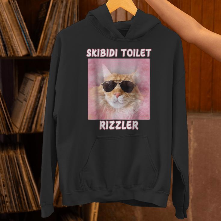 Skibidi Toilet Rizzler Meme Memes Internet Memes Genz Hoodie - Seseable