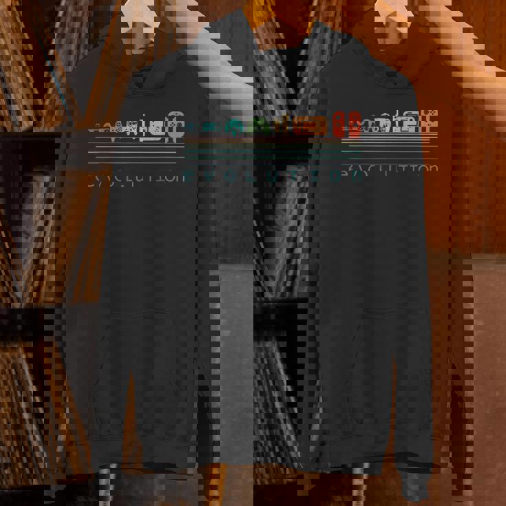 Video Game Controller Evolution 80S 90S Retro Gaming Gamer Hoodie ...