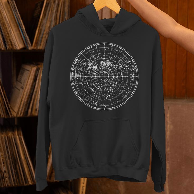 Vintage Diagram Star Chart Map Night Sky Blueprint Space Unisex Hoodie ...