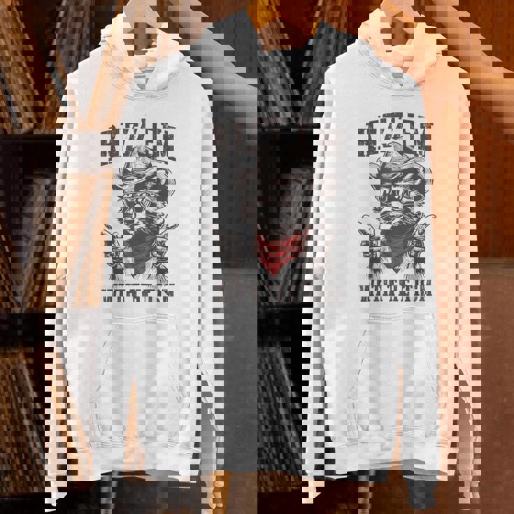 Autism Rizz Em With The Tism Meme Autistic Raccoon Hoodie - Thegiftio