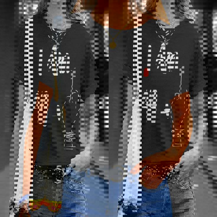 I Am 44 Plus 1 Middle Finger For A 45th Women 45 Years Old T-Shirt ...