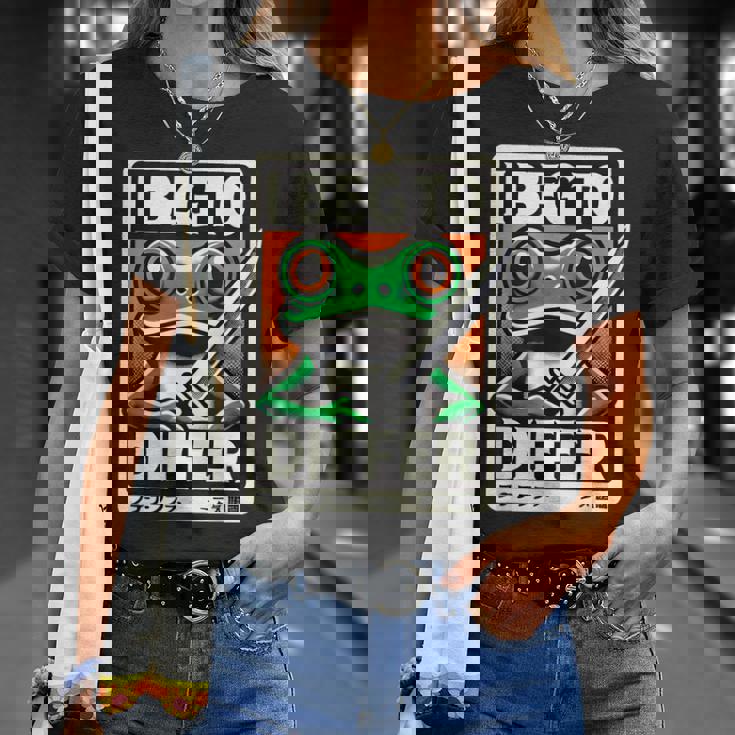 I Beg To Differ Frog Meme T-Shirt - Monsterry