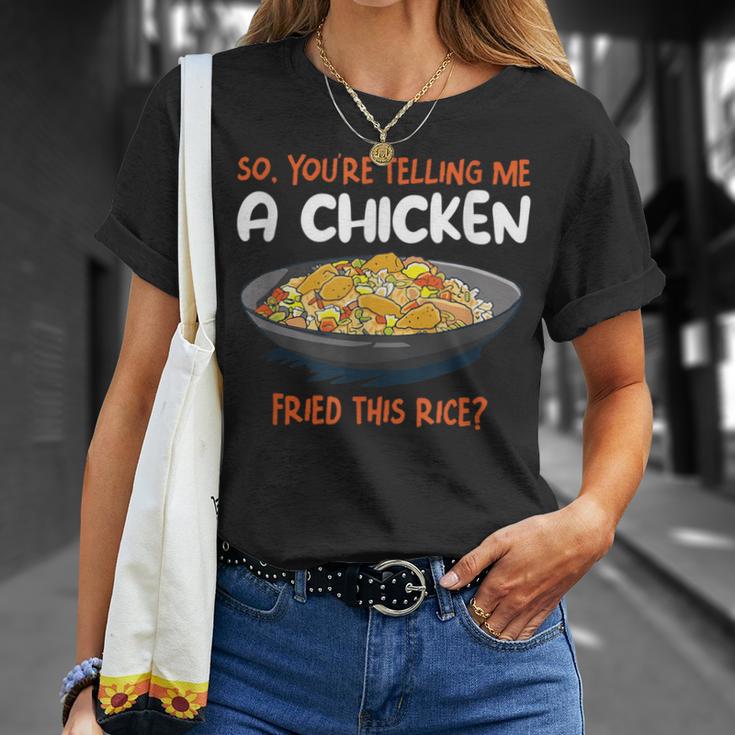 A Chicken Fried This Rice Food Cooking Fried Rice T-Shirt - Monsterry