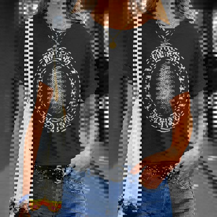 Crime Scene Investigator CSI Themed T-Shirt - Monsterry UK