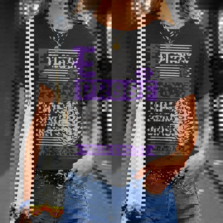 Epilepsy Is Proof I Have Brain What'S Your Excuse Epilepsy T-Shirt ...