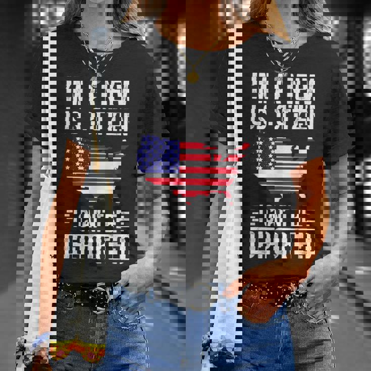 I'm A New Us Citizen American Citizenship Us Flag Usa T-Shirt | Mazezy