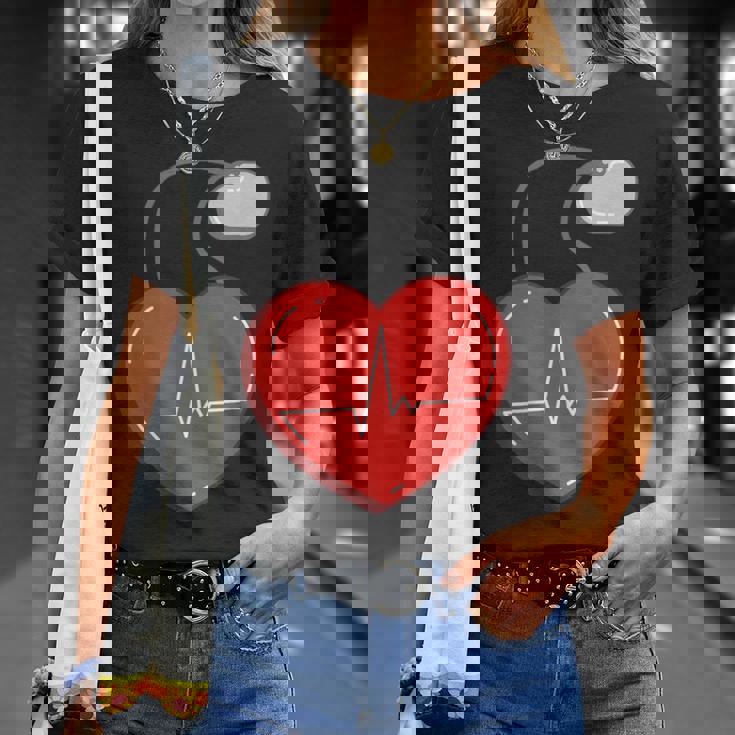 Implantable Defibrillator ICD Cardiac Pacemaker Recipient T-Shirt ...