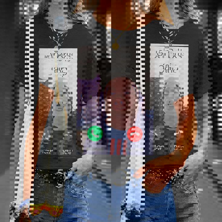 John Pork Is Calling Brainrot T-Shirt - Monsterry AU