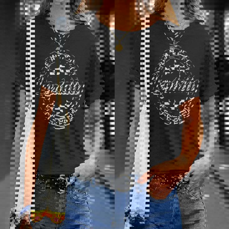 Legendaddy The Man Of The Mythos Beste Papa Der Welt Father's Day T-Shirt - Monsterry