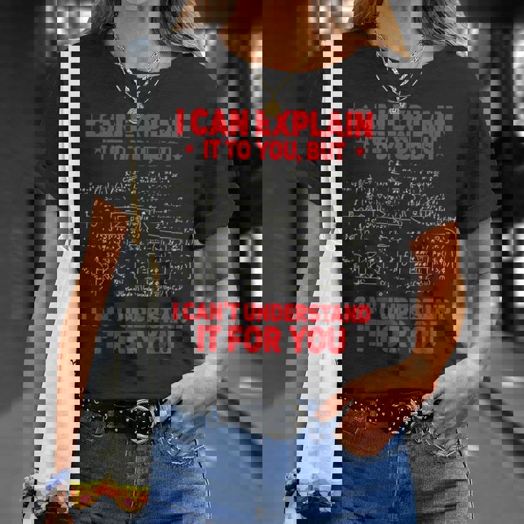 Math Teacher Joke Pun Mathematician Mathematics T-Shirt - Monsterry