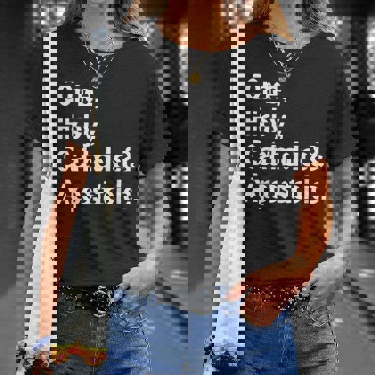 Nicene Creed Ampersand Catholic Liturgy Mass Premium T-Shirt - Monsterry