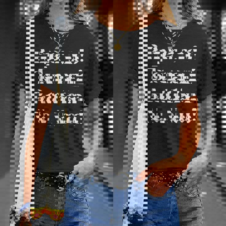 Piper No Tsunami Buddhism No Parker Posey White Lotus Season T-Shirt ...