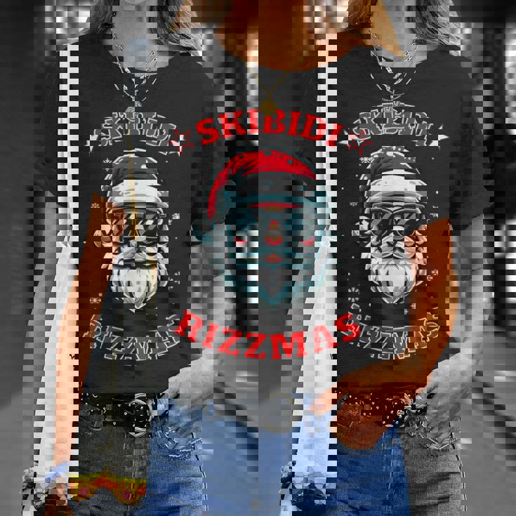 Skibidi Rizzmas Rizz Mas Middle School Alpha Christmas T-Shirt - Monsterry