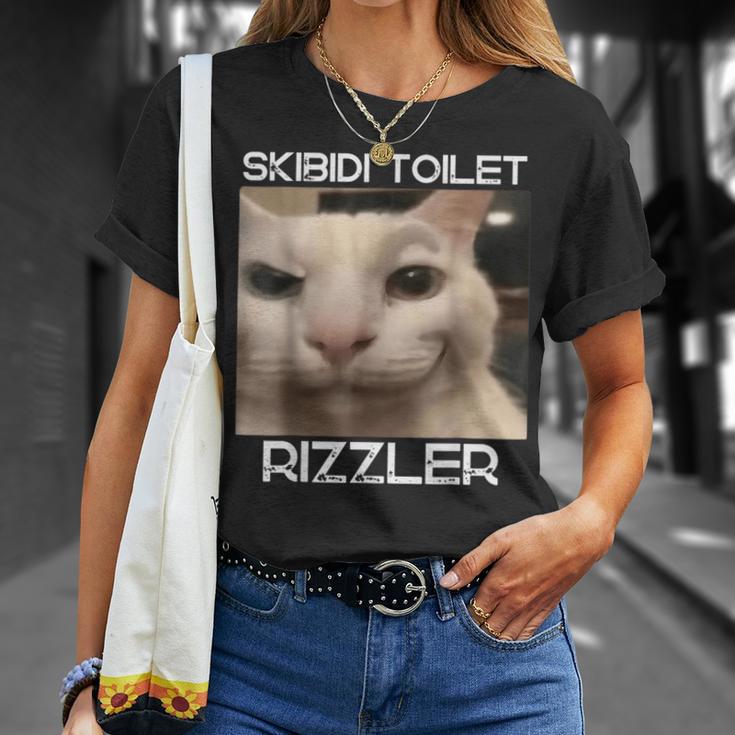 Skibidi Toilet Rizzler Meme Memes Internet Memes Genz T-Shirt ...