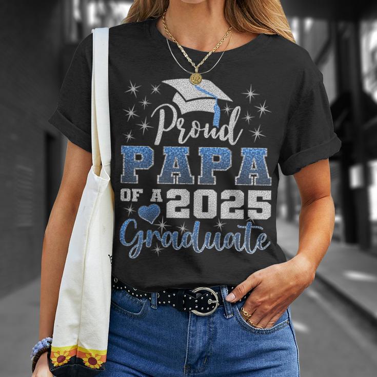 Super Proud Papa Of 2025 Graduate Awesome Family College T-Shirt ...