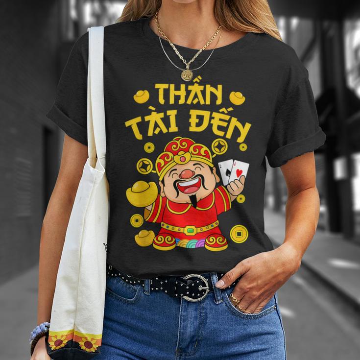 Than Tai Den Chuc Mung Nam Moi Happy New Year Vietnamese Tet T-Shirt ...