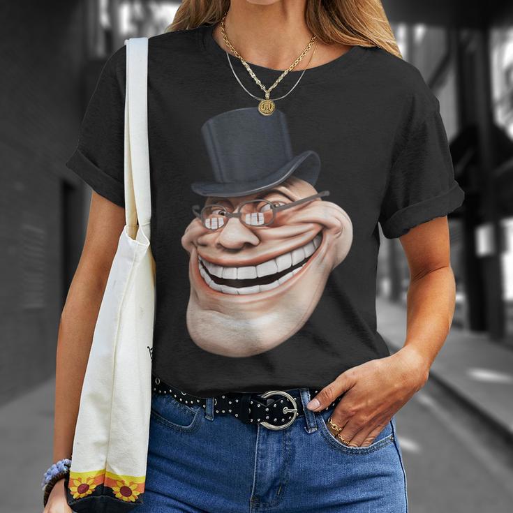 Trollge Trollface Troll Face Rage Comic Dank Meme T-Shirt - Monsterry