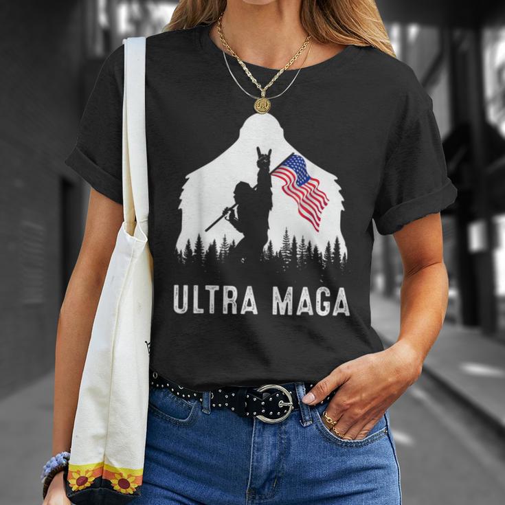 Ultra Mega Bigfoot Ultra Maga Trump 2024 Ultra Mega King T-Shirt ...