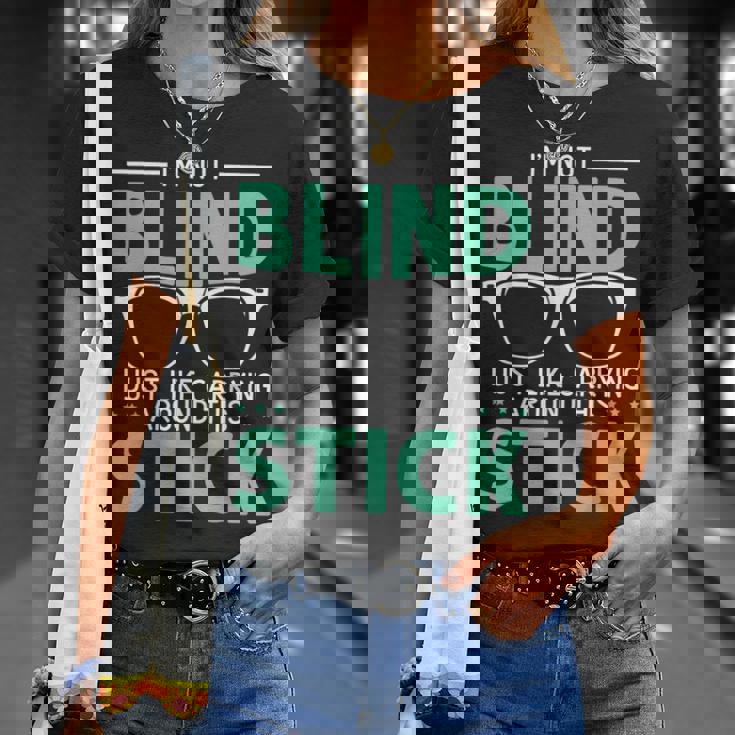 Visually Impaired Braille Visual Blind Awareness T-Shirt - Monsterry