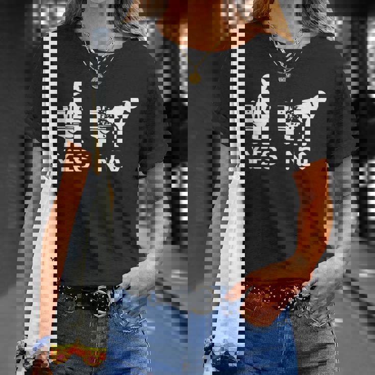 YesNo Pooping Etiquette Restroom Sign Bathroom Poop Tank Top T-Shirt ...