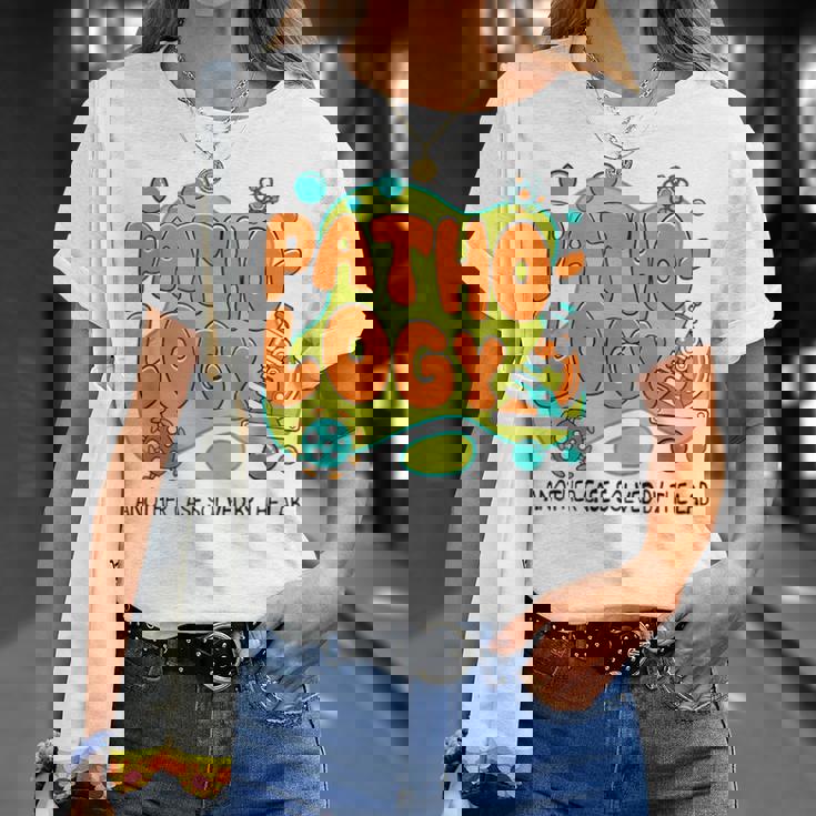 Lab Week 2025 Pathology Retro Mystery Machine Of Diagnostics T-Shirt ...