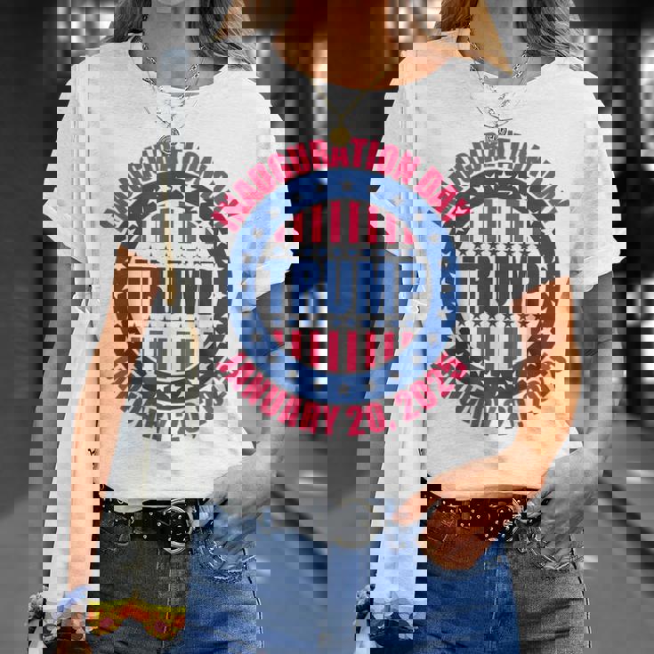 Trump Inauguration Day 2025 USA Patriotic January 20 T-Shirt - Monsterry