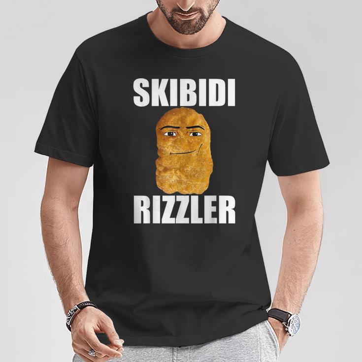 Chicken Nugget Skibidi Toilet Rizzler Internet Meme T-Shirt - Monsterry