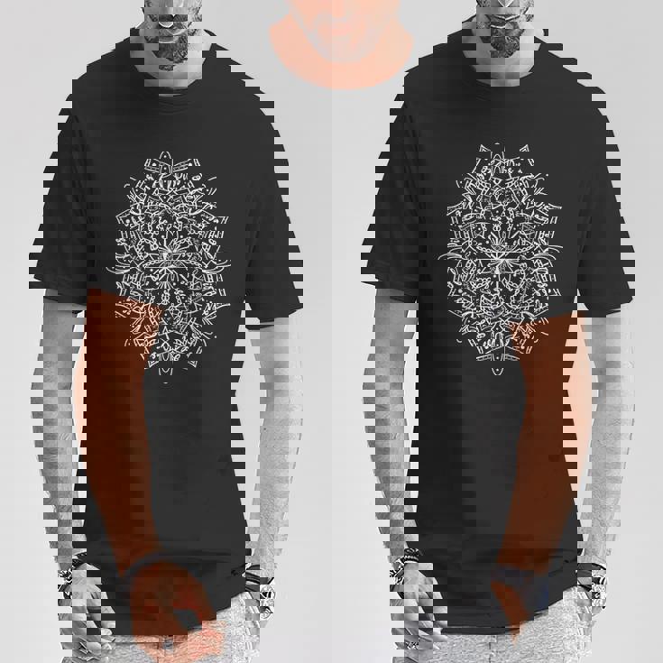 Curse Word Mandala Hidden Swear Word Graphic For Women T-Shirt - Monsterry