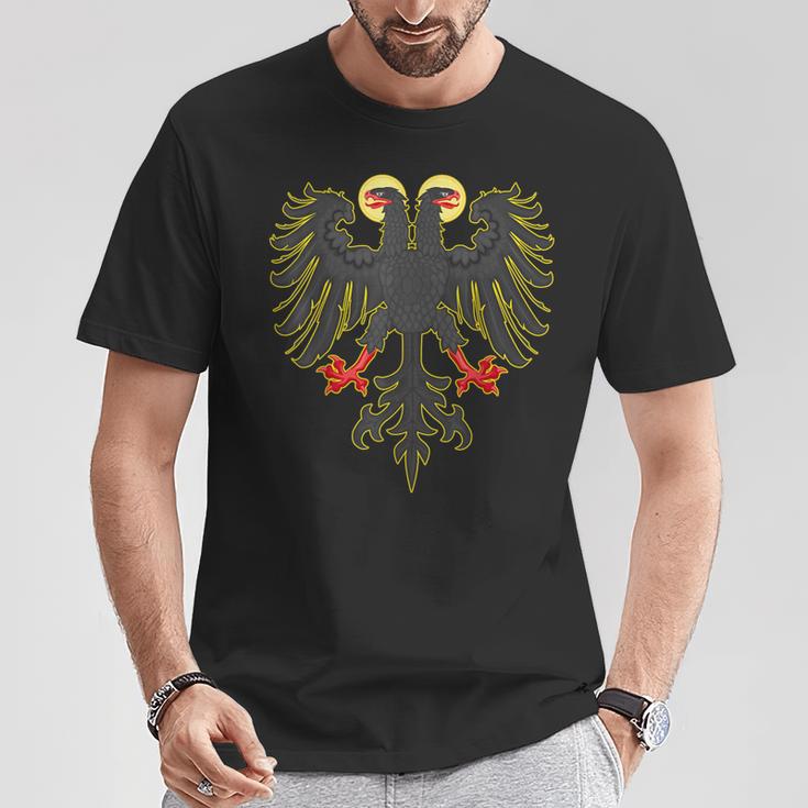 HRE Holy Roman Empire Reichsadler Imperial Eagle Flag T-Shirt - Monsterry