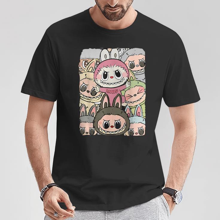 Labubu Cute Labubu The Monsters Pink Meme T-Shirt - Thegiftio UK