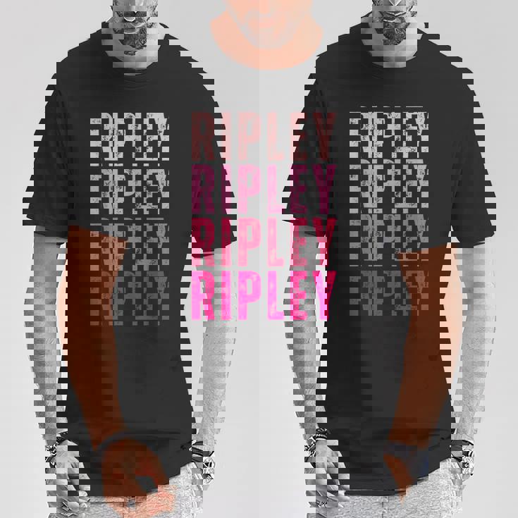 Personalized Name Ripley I Love Ripley Vintage T-Shirt | Mazezy