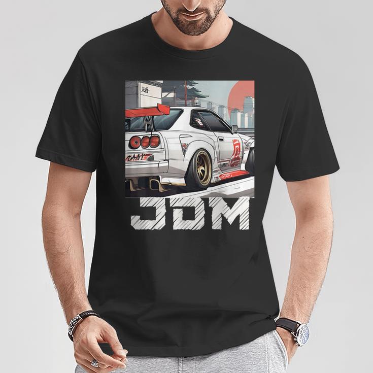 Retro JDM Japanese Drift Racing Tuning Car Tokyo Skyline T-Shirt ...