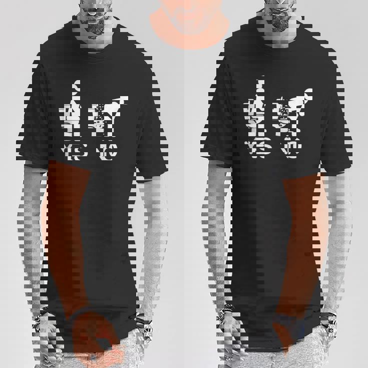 YesNo Pooping Etiquette Restroom Sign Bathroom Poop Tank Top T-Shirt ...