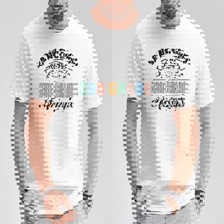 2025 Last Day Of School Autograph 3rd Grade Graduation Party T-Shirt ...