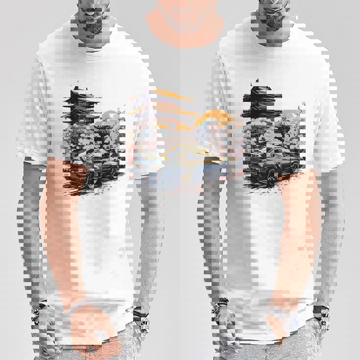 Retro JDM Japanese Retro Car Racing Drifting Legend Turner T-Shirt ...