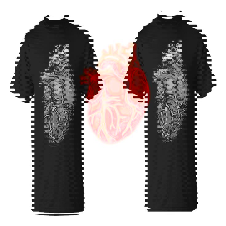 Human Body Organs Anatomy Group Costumes Heart Costume T-Shirt - Monsterry