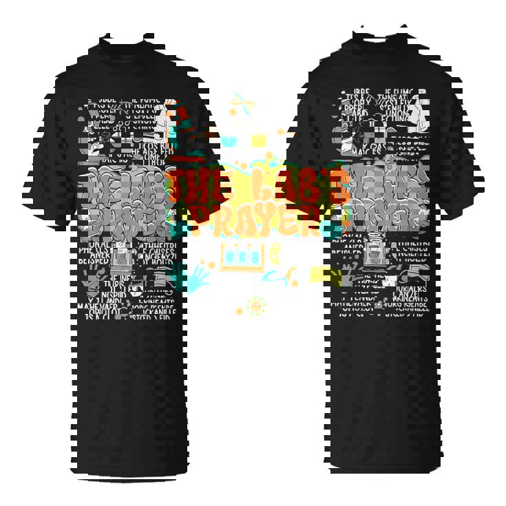 The Lab Prayer Lab Week 2025 Medical Laboratory Scientist T-Shirt | Mazezy