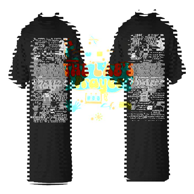 The Lab Prayer Lab Week 2025 Medical Laboratory Scientist T-Shirt | Mazezy