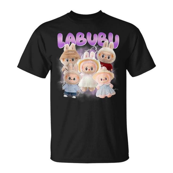 Labubu Cute Labubu The Monsters Meme Vintage T-Shirt - Monsterry