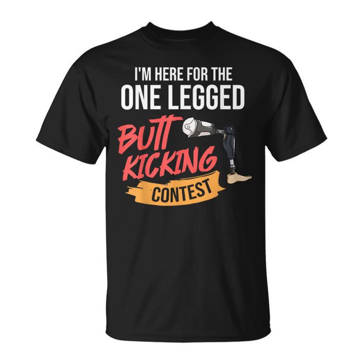Leg Prosthetic Leg Amputation Amputee T-Shirt - Monsterry