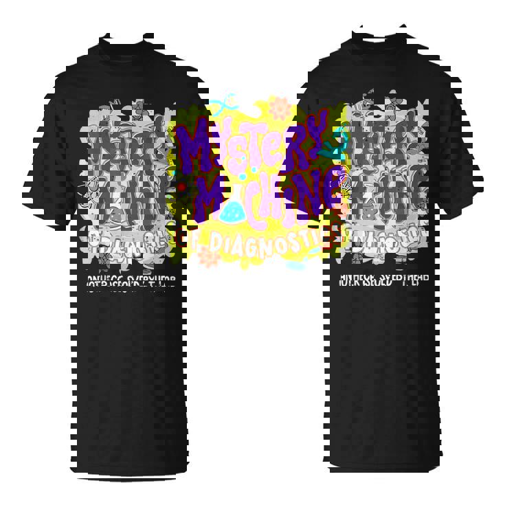 Retro Lab Week 2025 Mystery Machine Of Diagnostic Lab Tech T-Shirt | Mazezy
