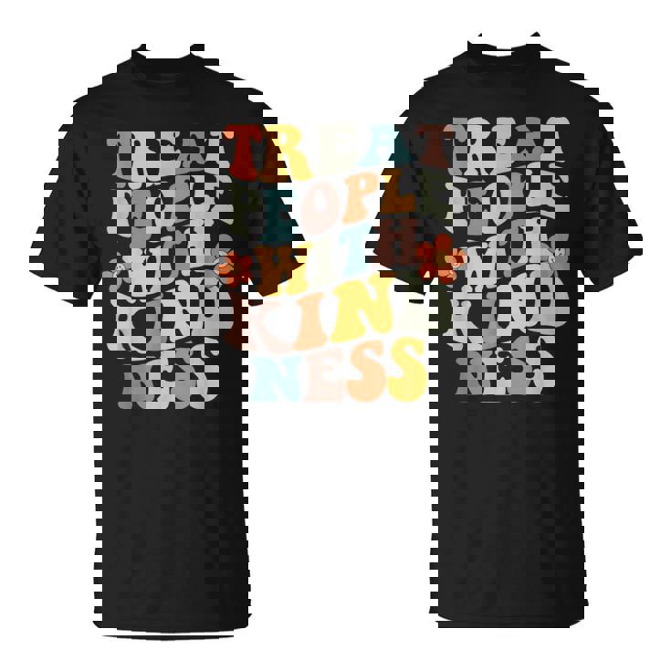 Retro Vintage Treat People With Kindness T-Shirt | Mazezy