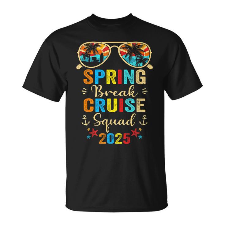 Spring Break Cruise Squad 2025 T-Shirt | Mazezy
