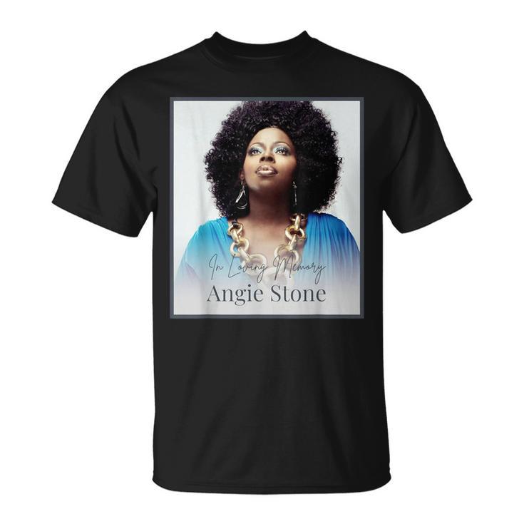 Stone In Memory Angie 1961 2025 Tribute T-Shirt - Monsterry