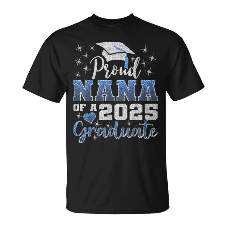 Super Proud Nana Of 2025 Graduate Awesome Family College T-Shirt ...