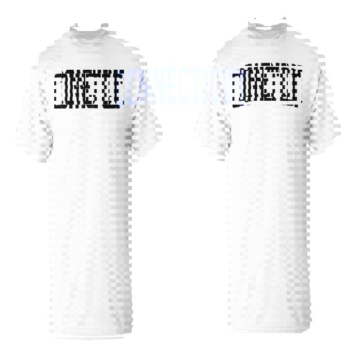 Retro Connecticut Blue Grey Vintage Connecticut Throwback Ct T-Shirt ...