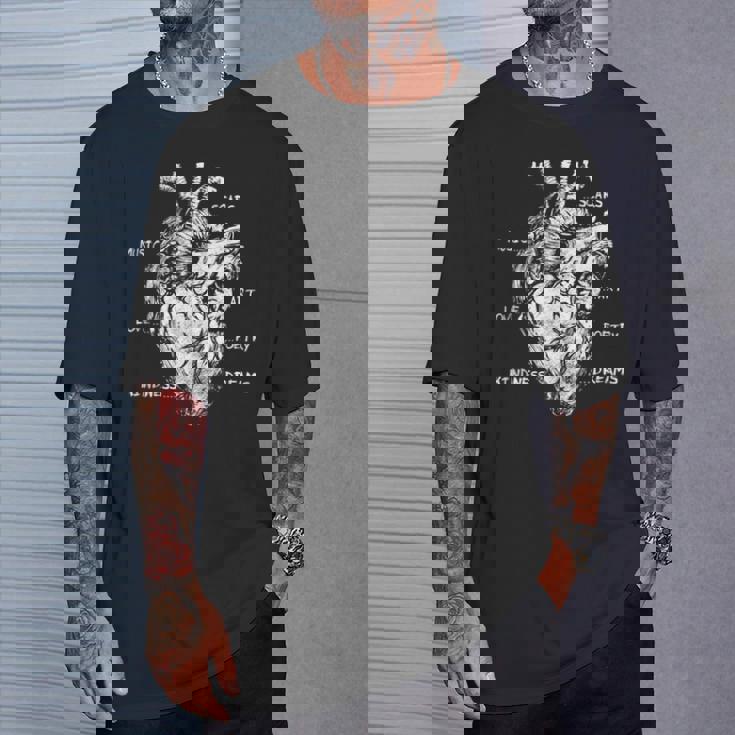 Artistic Heart Anatomical Graphic Kindness Human Anatomy Fun Tank Top T ...