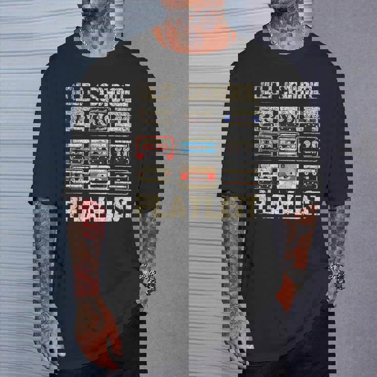 Cassette Tape Retro 80s Old School Playlist Music T-Shirt - Monsterry