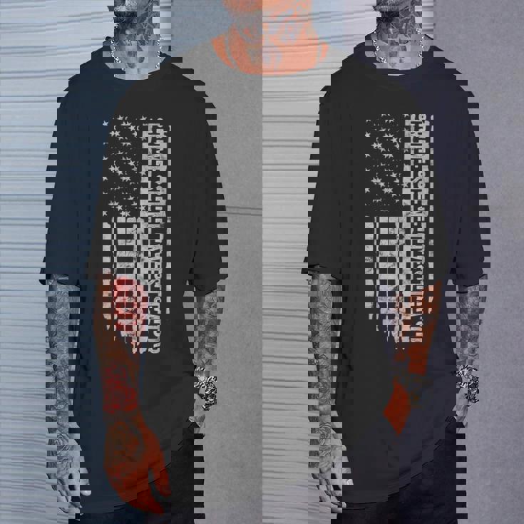 Crime Scene Investigator American Flag CSI Themed T-Shirt - Monsterry